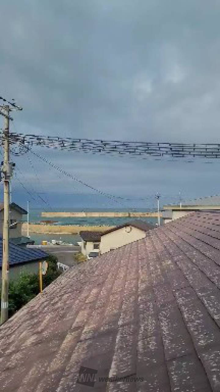 東の空には青空も見えていますが、 西側特 | 秋田県山本郡八峰町 | RGC | ウェザーニュース